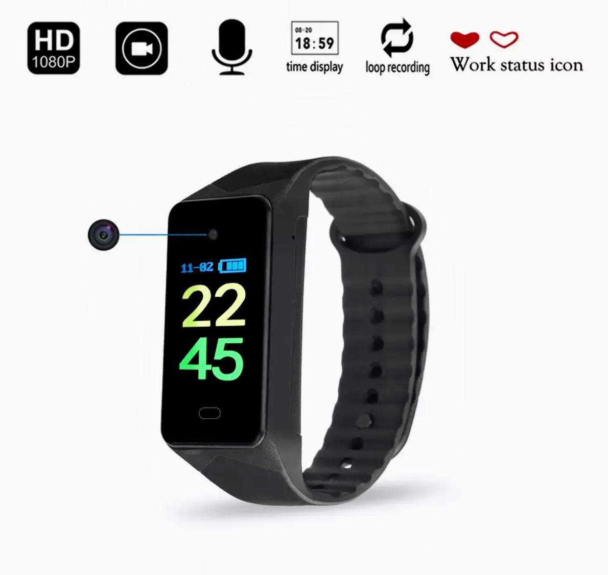 Relógio Smart com Câmera - grava por 2 horas