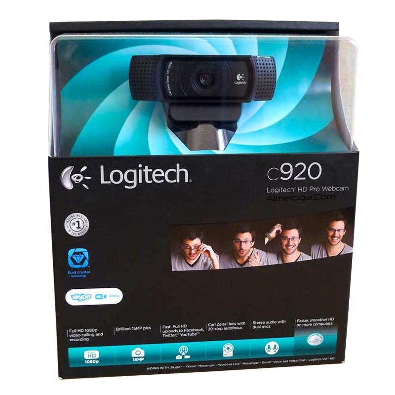 Webcam Logitech C922 USB 1080p fullHD 15Mpixel