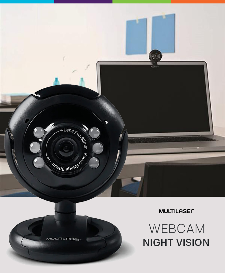 Webcam Multilaser WC045 USB